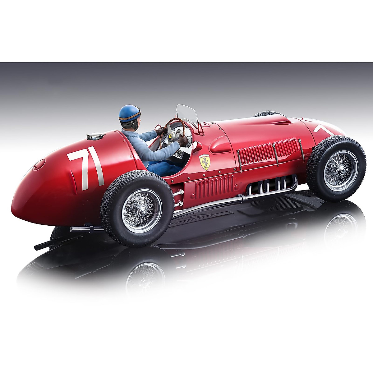 375#71 Alberto Ascari Winner Formula One F1 Nurburgring GP (1951) with Driver Figure Mythos Series Limited Edition to 80 Pieces Worldwide 1/18 Model Car by Tecnomodel TMD18-63D