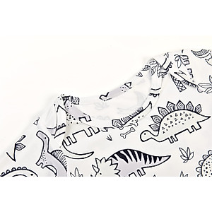 Terriboo Newborn Baby Boy Long Sleeve Sleeper Gown Coming Home Outfit Nightgown Hat Set 0-3 month (Green)