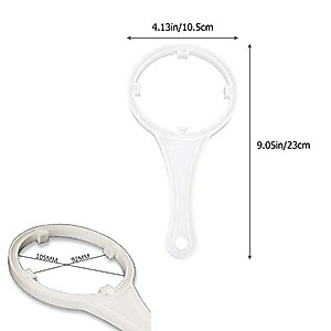 EdirFtra 10-inch Filter housing Wrench Plastic Universal Wrench, for Domestic use of Cartridge Water Purifier