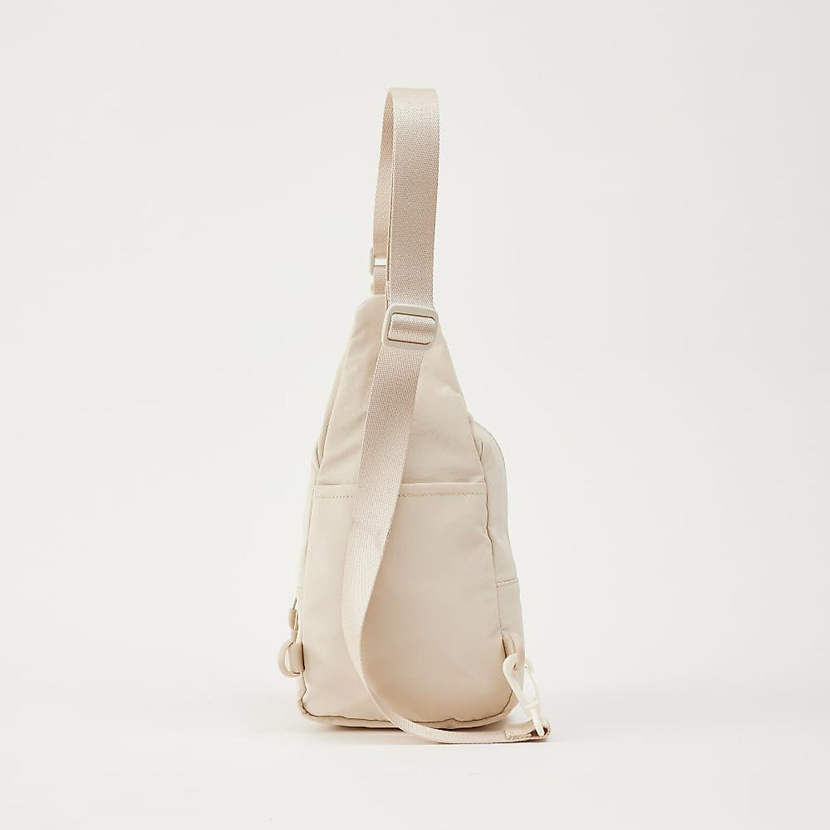 VAKAER Small Sling Bag for Women, Small Crossbody Bag with Adjustable Straps, Lightweight Chest Bag Casual Daypack Backpacks for Travel Hiking (Beige)