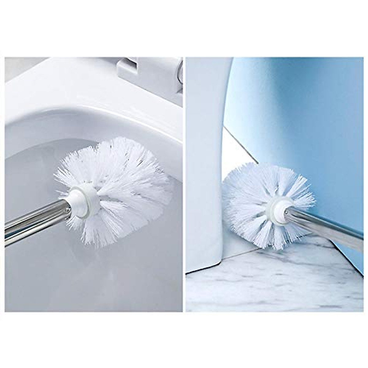 SPOUR Toilet Brush,Floor Standing Toilet Brush,Hideaway Toilet Bowl Brush for Bathroom,Deep Cleaner Toilet Brushes-Dark_Gray