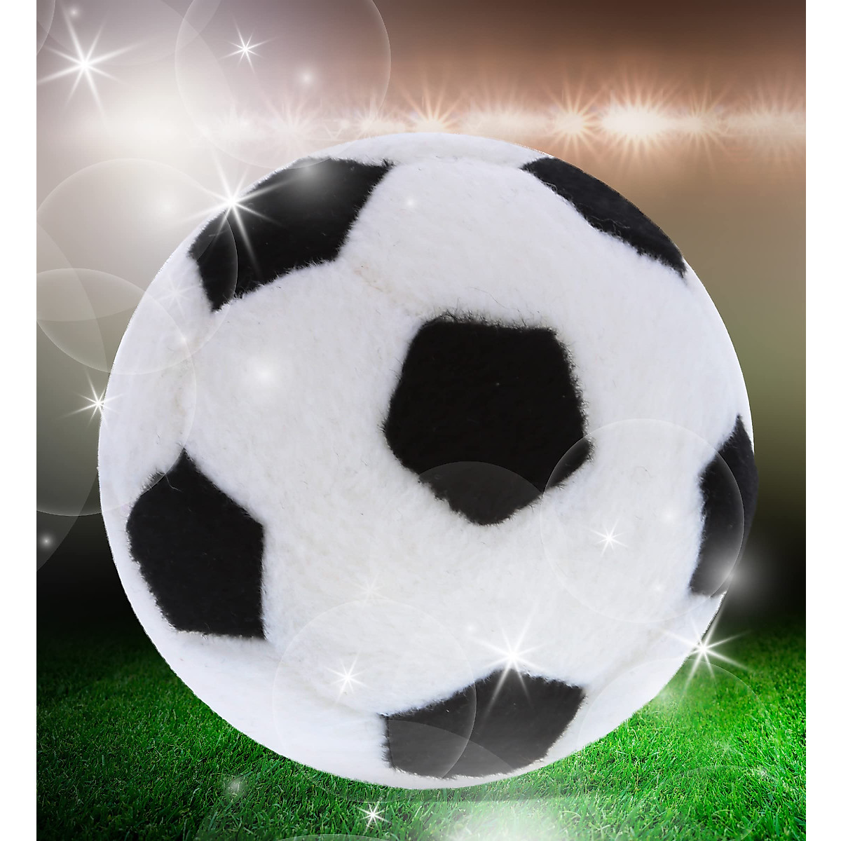 DolliBu Sport Plush Ball - Small Stuffed Sports Balls for Kids, Cute Squishy Soft Ball Toys for Throwing, Playing Catch, Playtime Plush Balls for Bedroom Decor - 3 Inch Soccer Ball