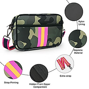 Termusail Neoprene Crossbody Bag, Neoprene bag for Women，Cross Body Bag Purses