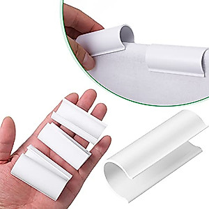 16 Pieces White Clamp for PVC Pipe Greenhouses, Row Covers, Shelters, Bird Protection, 2.4 Inches Long (for 1 Inch PVC Pipe)