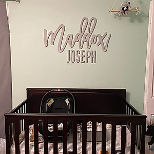 Custom Name Sign - Baby Nursery Signs - Personalized Name Decor, Wooden Wall Decorations