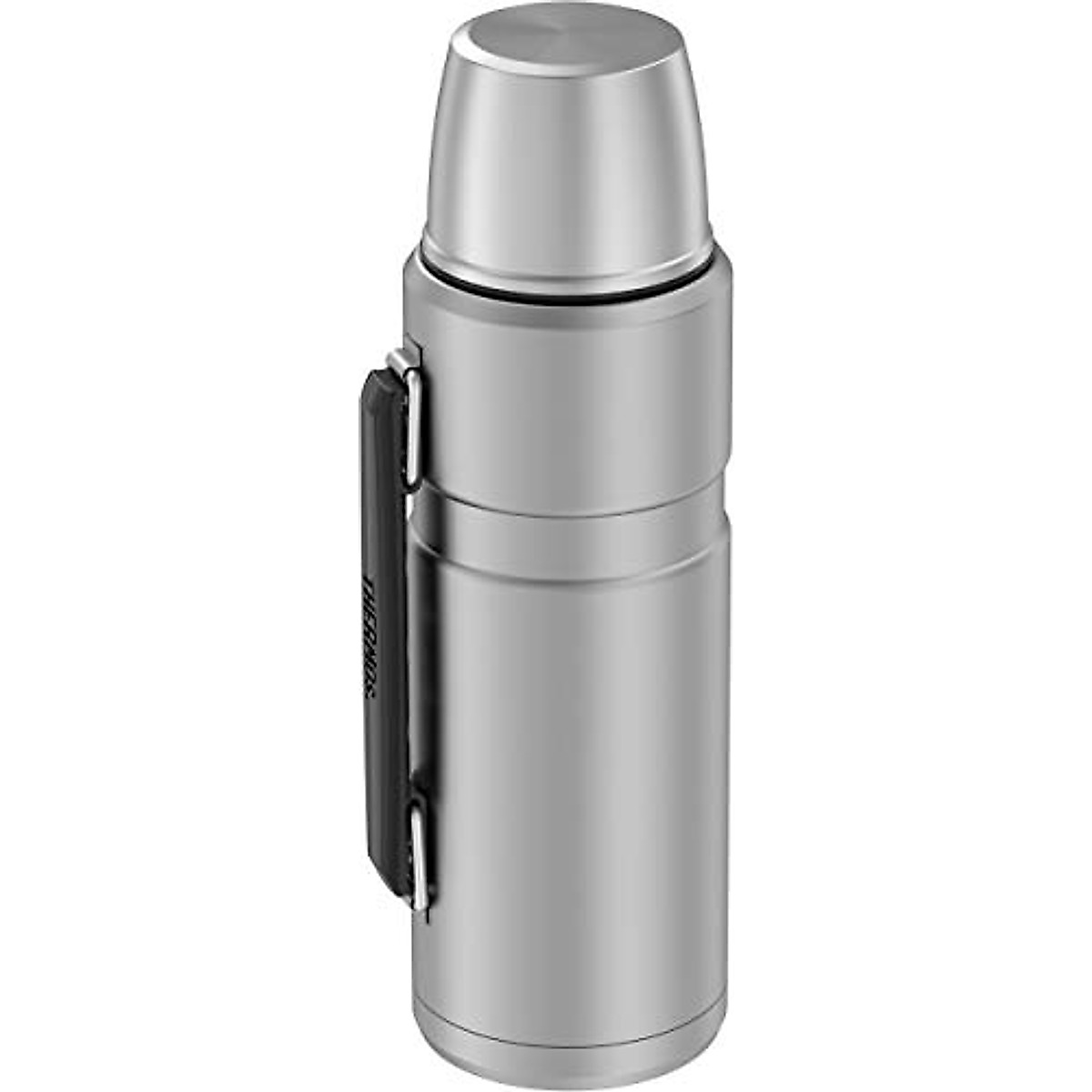 Thermos Stainless King 40 Ounce Beverage Bottle, Stainless Steel & Stainless King 24 Ounce Food Jar, Stainless Steel