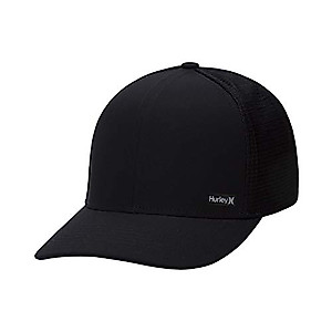 Hurley Men's League Dri-Fit Snapback Baseball Cap, Black, One Size
