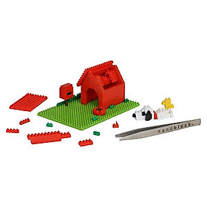 nanoblock - Peanuts - Snoopy House, Character Collection Series Building Kit