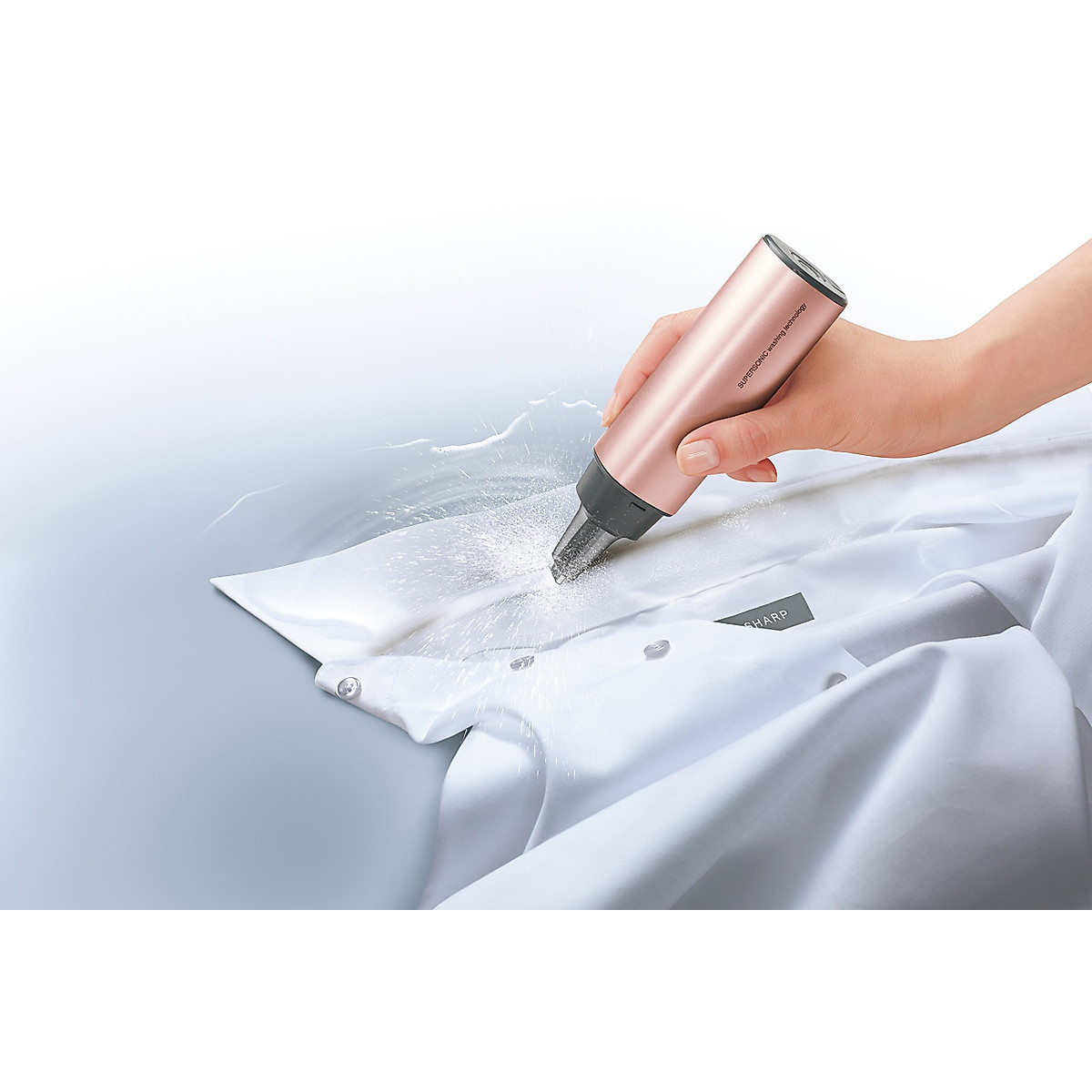 SHARP Handy washing machine Ultrasonic washer UW-A1-P (Pink)(Japan Import-No Warranty)