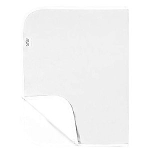Kushies Deluxe Waterproof Changing Pad Liners - 20 x 30 inches Baby Changing Table Liners - Baby Changing Pads - Diaper Changing Flat Liner Pad Waterproof Portable (White)