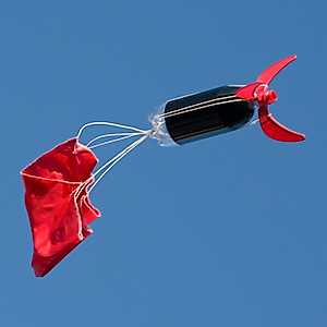 Relationshipware StratoChute 24" Red Rip-Stop Nylon Parachute for Water or Model Rocket