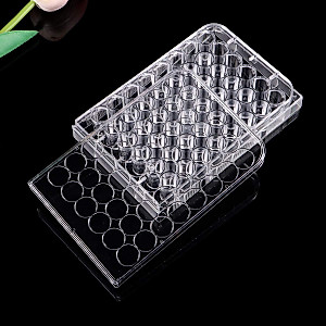 UKCOCO Plastic Premium Culture Plate 48 Well Cell Culture Plate for Lab