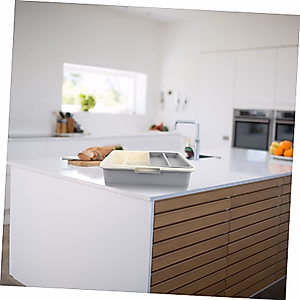 Cabilock 1 Set household utensil case portable utensil storage holders household cutlery organizer household products tableware Finishing tray drawer cutlery organizer Chopsticks