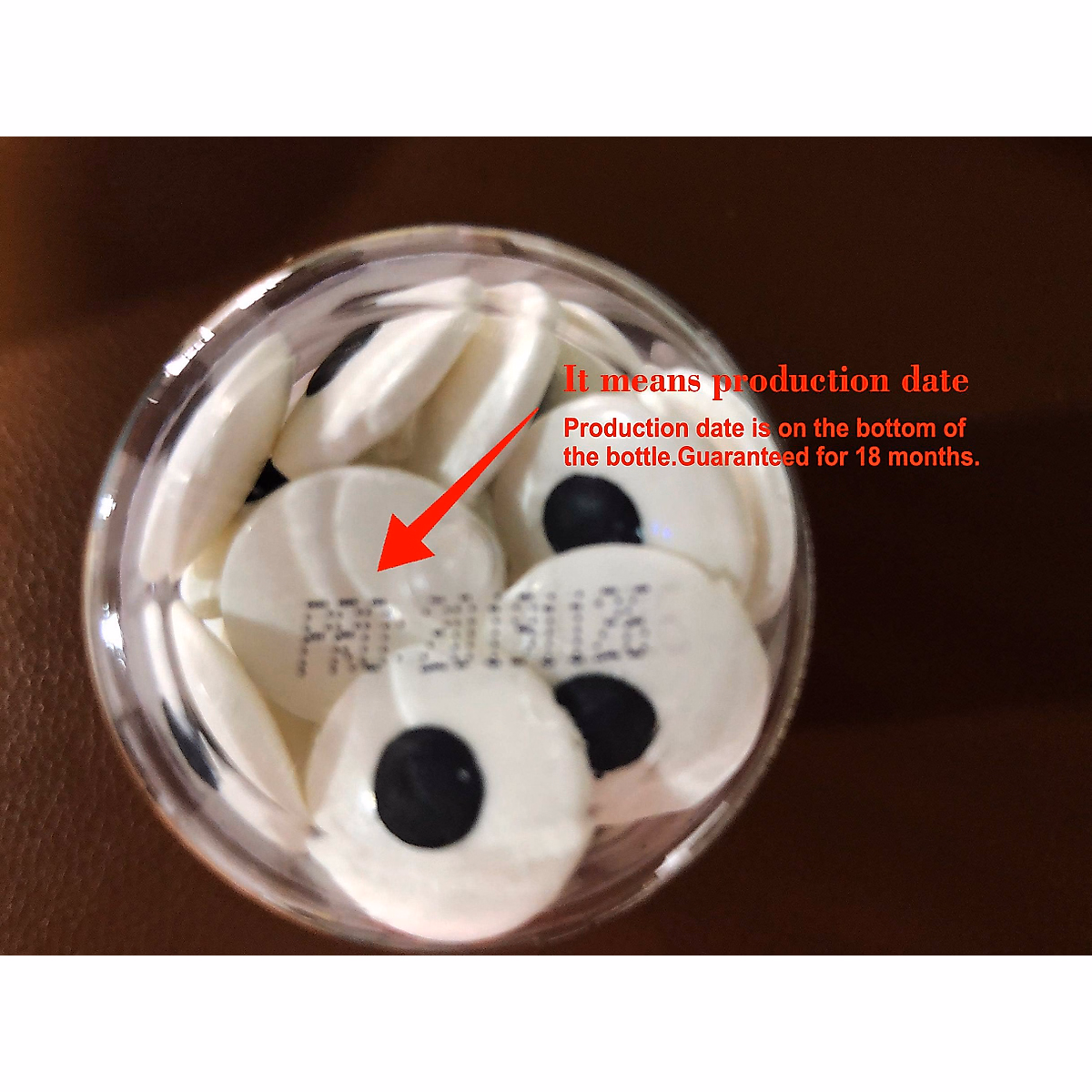 1 Bottle Candy Eyeballs Eyes Cake Cupcake Sprinkles Cookie Decorations Sweet Personalities Edible Candy Toppers For Christmas Cake Cupcakes Decoration(Small)