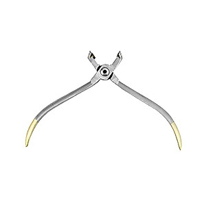 QWORK Distal End Cut Plier, Orthodontic Cutter Dental Surgical Instrument Tool for Fixed and Cutting Hard and Soft Wire,Braces Removal Tools Dentist Extraction Kits