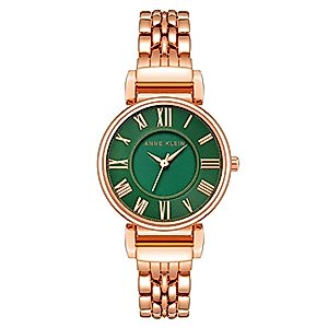 Anne Klein Women's AK/2158GNRG Rose Gold-Tone Bracelet Watch