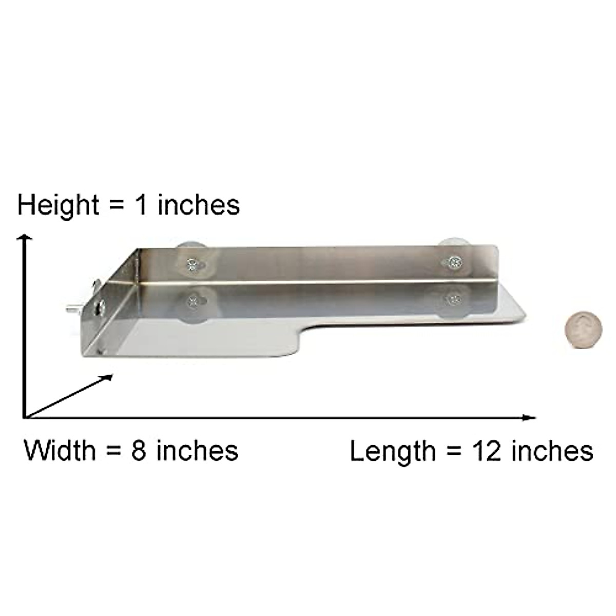 Alfie Pet - Badr Left Cooling Platform for Mouse, Chinchilla, Rat, Gerbil and Dwarf Hamster - Size: L-Shape