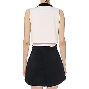 FreeNFond Adjustable Artist Apron with Pockets for Women Men Canvas Painting Aprons for Arts Gardening Utility or Work