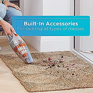 BLACK+DECKER Powerseries Cordless Stick Vacuum Cleaner & Hand Vac, 2-in-1, Titanium Gray (HSVB420J)