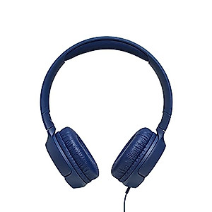 JBL TUNE 500 - Wired On-Ear Headphones - Blue