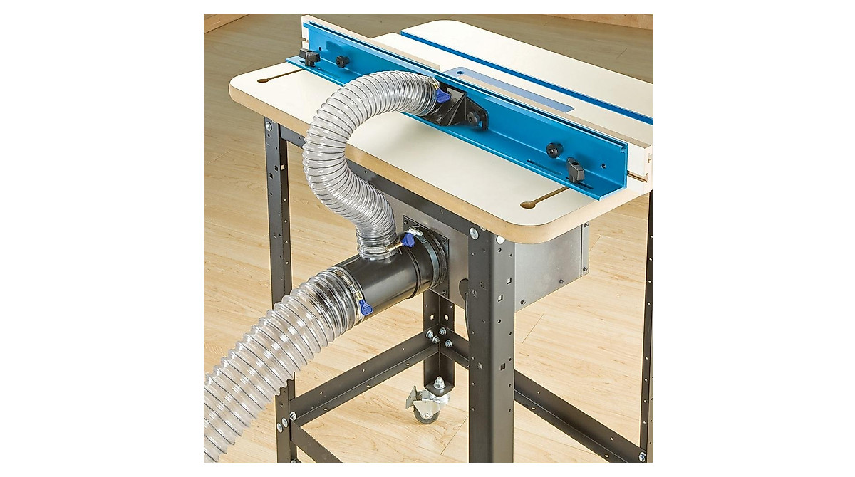 Dust Right Router Table Port for Effortless Dust Collection