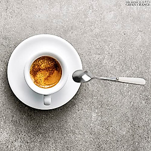 6Pcs Coffee Spoons for Coffee Bar - Chinese Floral Stainless Steel Spoons Kitchen Set Tea Spoons Silverware Set - Ice Cream Spoon Cake Tableware Set Coffee Stirrers Reusable Dessert Spoons for Tea Set