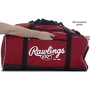 Rawlings | COVERT Duffle Equipment Bag | Baseball/Softball | Navy