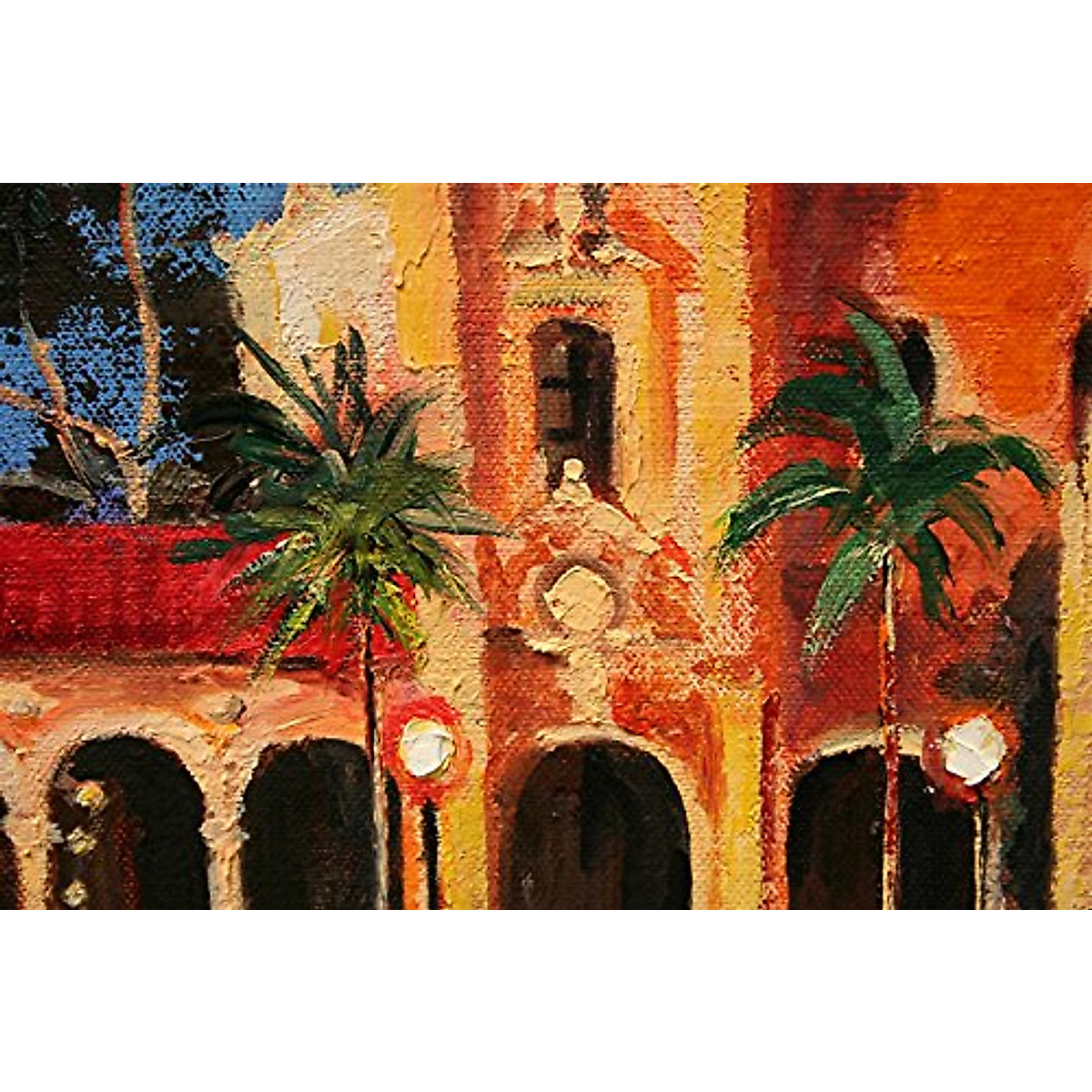 SOLD - Dusk in Balboa, San Diego Balboa Park By Internationally Renowned Painter Yary Dluhos.