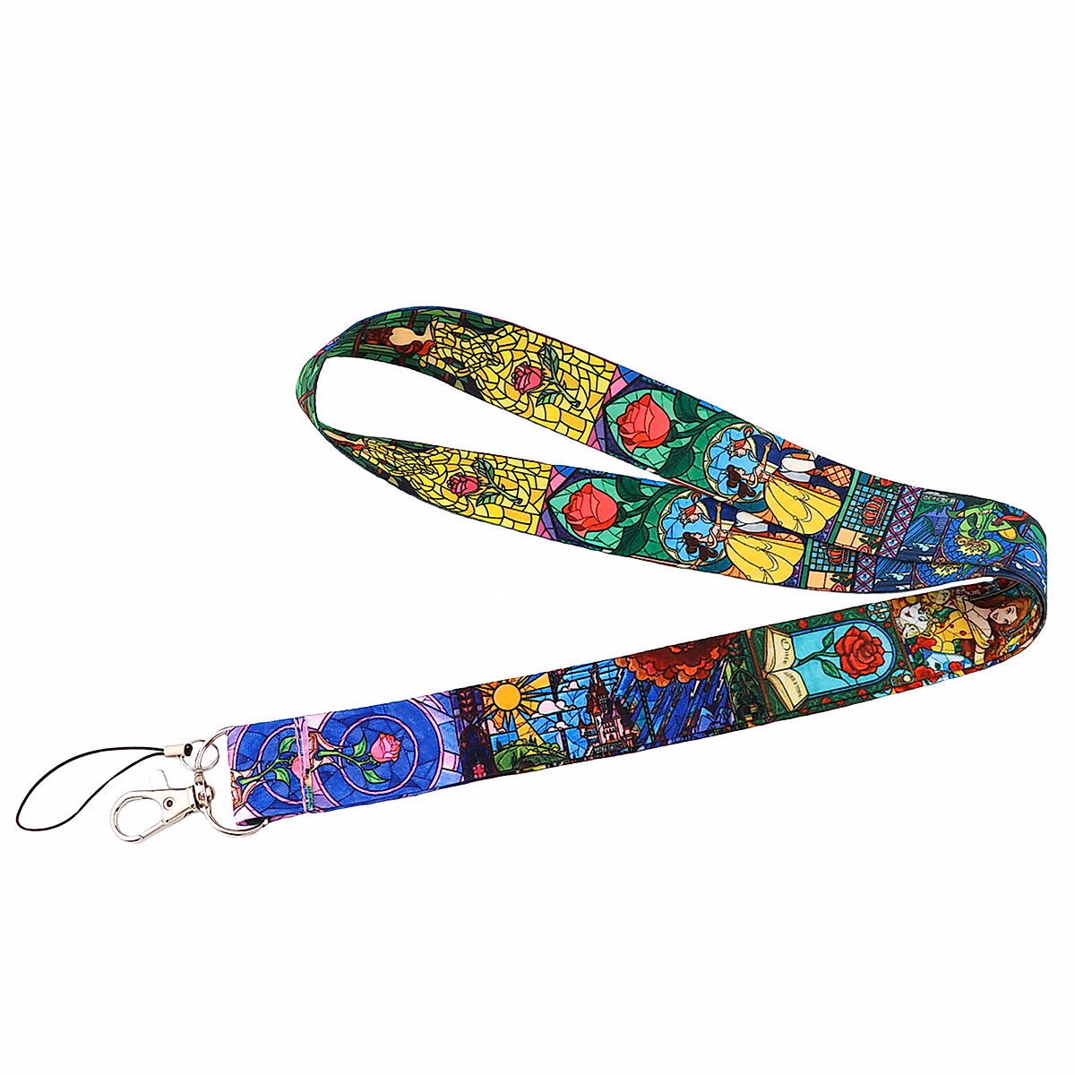 RHXWFDG Cartoon Cute Anime Lanyard Keychain, ID Badges Lanyard, Key Lanyard for ID Card Holder, Cell Phone Case (1)