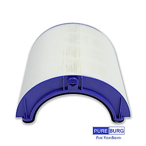 PUREBURG Replacement Filter Compatible With Dyson TP06 HP06 HP09 TP09 PH01 PH02 PH03 PH04 HP07 TP07 Pure Cool Hot Air Purifier 970341-01,H13 HEPA Activated Carbon 2-in-1
