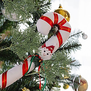 Watayo 6 PCS Large Artificial Pine Needles Branches-14.5x8 Inch 8 Fork Christmas Greenery Pine Picks for DIY Wreath Christmas Embellishing and Home Garden Decoration