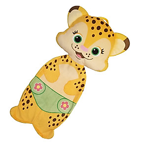 Word Party Nap Mat - Franny Pillow & Attached Blanket - Mat Rolls Into Pillow For Easy Storage - Great For Sleepovers and Naptime - Toddlers and Babies Will Love Cuddling With Their Favorite Character