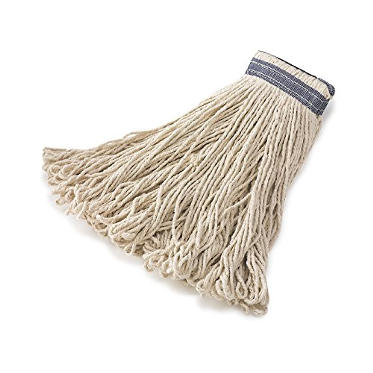 Rubbermaid Commercial Products Universal Headband Cotton Floor Mop, 24-Ounce Capacity, Heavy Duty Looped End Cotton Wet Mop for Floor Cleaning Office/School/Stadium/Lobby/Restaurant