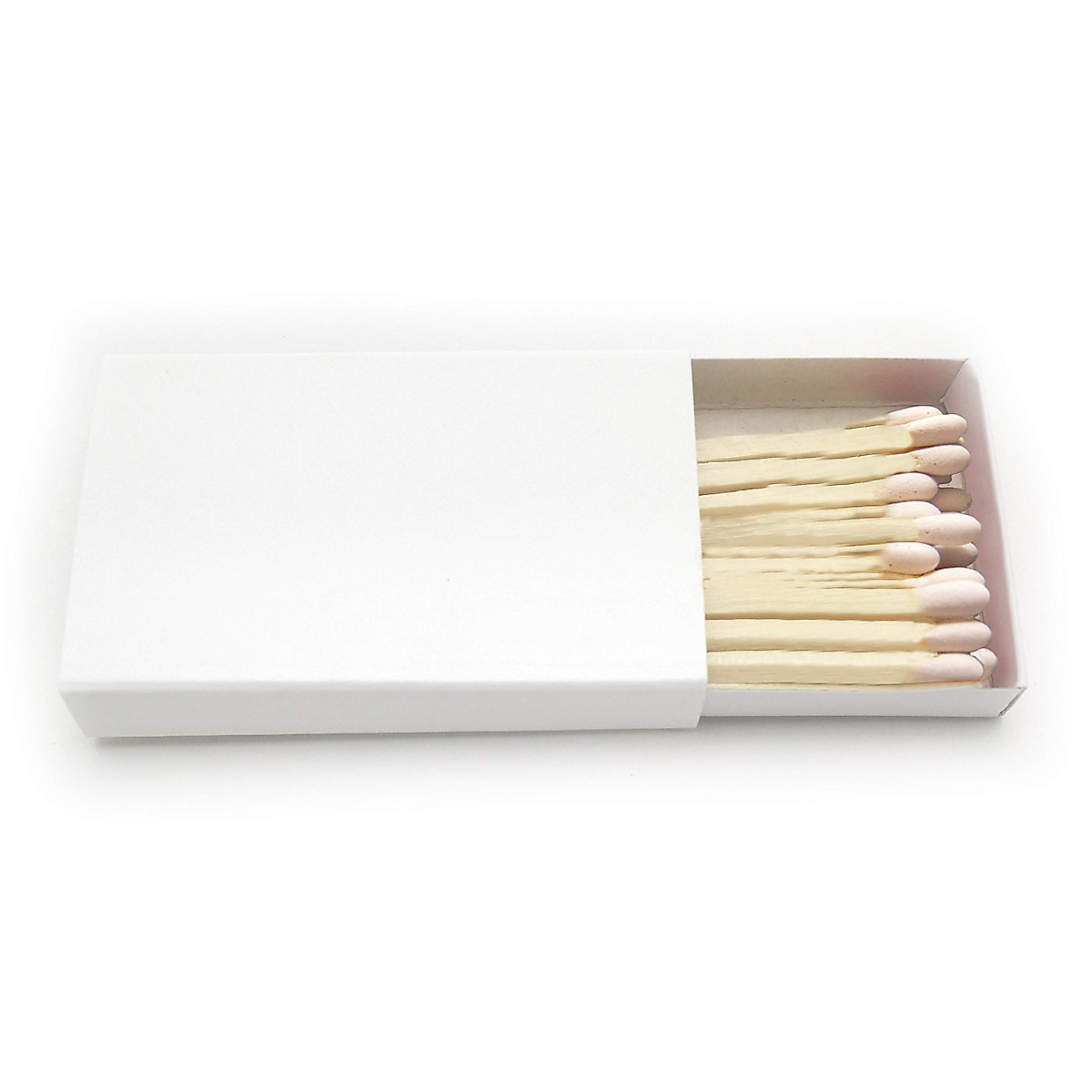 Party Favors Plus 50 Plain White Cover Wooden Matches Box Matches