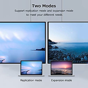 Multifunctional 4-in-1 Type-C Hub Type-C Converter Aluminum Alloy Shell up to 4K Resolution +VGA+USB3.0+PD Charging Ports