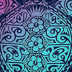 Turtle Blankets and Throws for Kids and Adults Sherpa Blanket Sea Turtle Printed Pruple and Blue Soft Fleece Throw Blanket Fuzzy Gifts for Turtle Lovers