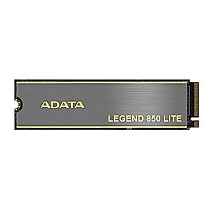 ADATA 2TB SSD Legend 850 LITE, NVMe PCIe Gen4 x 4 M.2 2280 Internal Solid State Drive, Speed up to 5,000MB/s, Storage for Gaming and PC Upgrades, High Endurance with 3D NAND