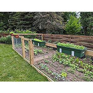 MIDE Products Aluminum Slip-on Flower Box Holders, for 1-3/4 inch to 2-1/8 inch Fence/Railing, White, Pair