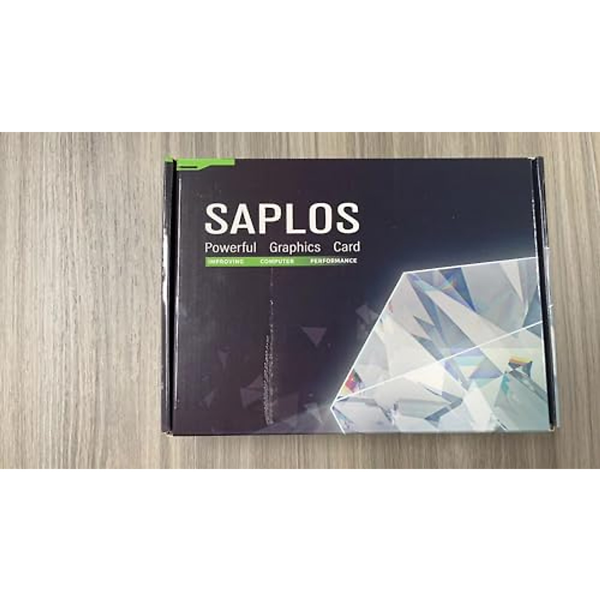 SAPLOS Radeon RX 550 Low Profile Graphics Card, 4GB GDDR5 128-bit, HDMI VGA DVI-D, Video Card for PC Gaming, Computer GPU, DirectX 12, Low Power