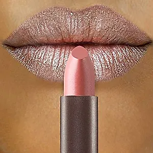 Burts Bees 100% Natural Glossy Lipstick, Nude Mist - 1 Tube