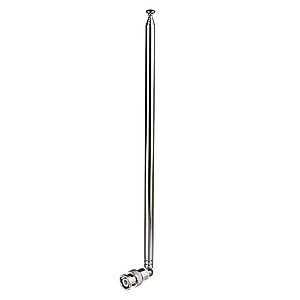 Bingfu Police Radio Scanner Antenna 20-1300MHz 7 Sections Telescopic BNC Male Antenna Ham Radio Handheld CB Radio Antenna for Uniden Whistler Police Radio Scanner Two Way Radio Frequency Counter