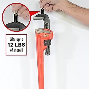 MagnetPal - Magnetic Wall Stud Finder, Best Magnet Stud Finder, Wood Finder, Small Easy Behind Wall Stud Finder, Tool for Finding Studs (Black)