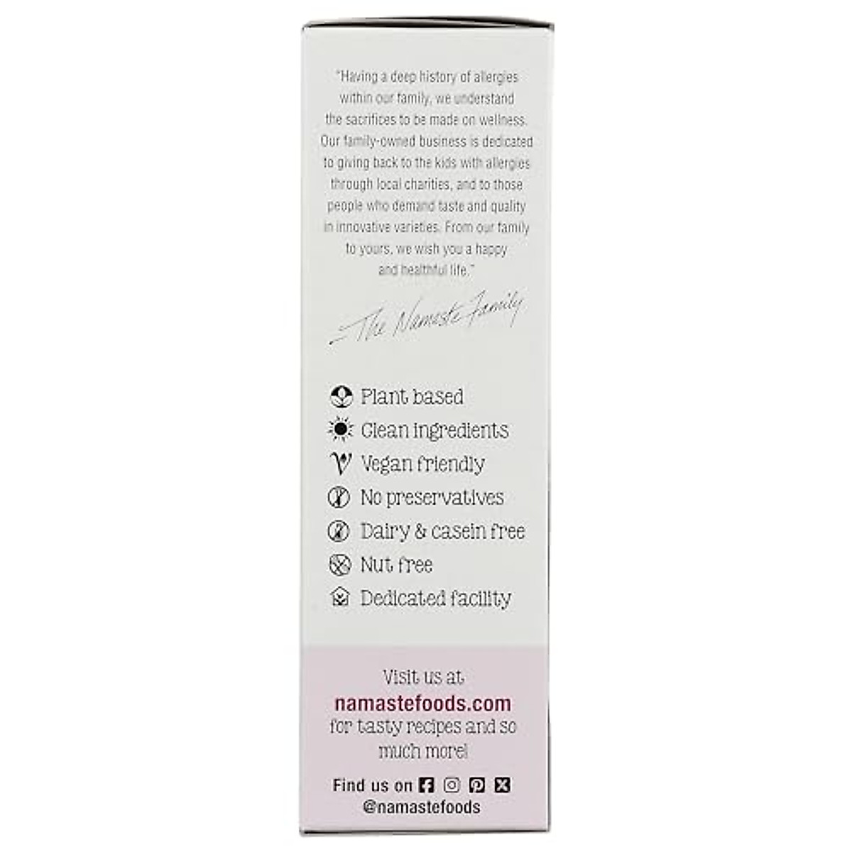 Namaste Foods Organic Gluten Free Devil's Food Cake, 13 Ounces – Allergen Free