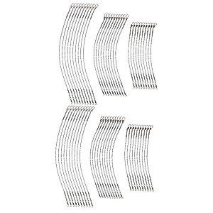 Unomor 60 Pcs Lure Anti-Bite Line Fishing Accessories Fishing Wire Leaders Saltwater Fishing Tackle swivels Fishing Tackle Fishing Kits Fishing Leading Lines Wire for Fishing Fish Leaders