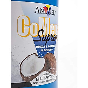 AniMed CoMega Supreme, 1 Gallon, Balanced Essential Fatty Acid Coat Supplement for Horses