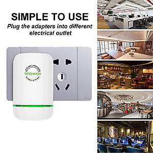 Stop Energy Watt Electric Power Saver - Smart Energy Saver Device Electricity Saving Box - Household Office Market Device Electric Smart US Plug 90V-250V 30KW Power Factor Savers (2 Pack)