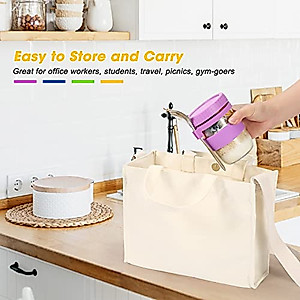 Koncifun 4 Pack Overnight Oats Containers with Lids and Spoons 16oz Glass Mason Overnight Oats Jars, Food Storage Jars Containers for Milk, Cereal, Fruit, Vegetable Salad