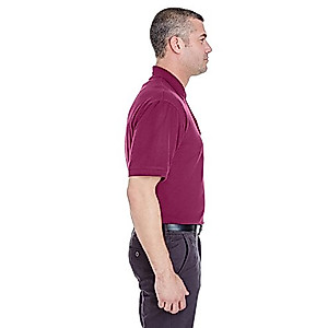 UltraClub Men's Whisper Piqué Polo XL WINE