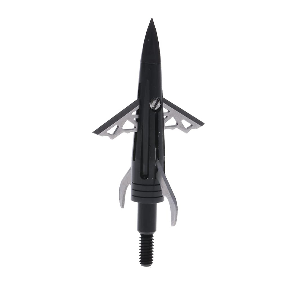 New Archery Products NAP DK4 Hunting Crossbow Spitfire Hybrid Mechanical 1 3/8" Cutting Diameter Broadhead 3 Pieces Pack, 100 grain