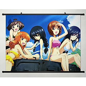 Home Decor Anime Girls und Panzer Cosplay Wall Scroll Poster Anko Team 23.6 X 17.7 Inches-018